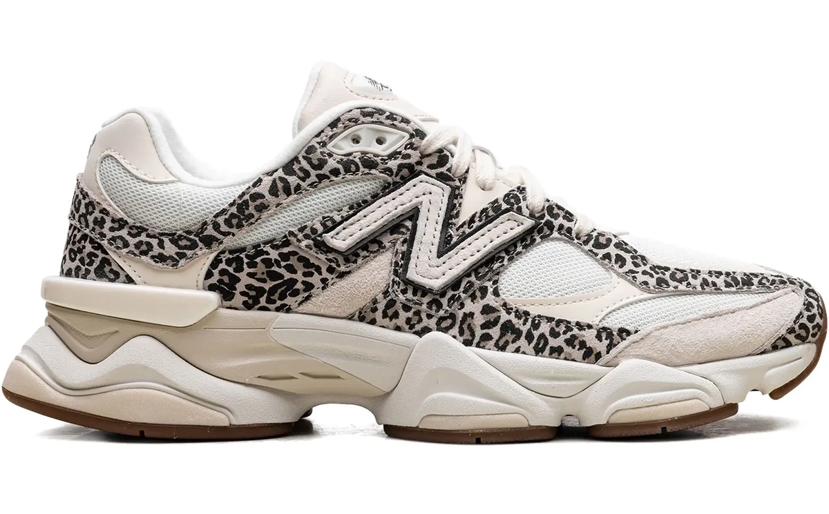 New Balance 9060 Beige Brown Leopard Print - LUXEDEFR.FR